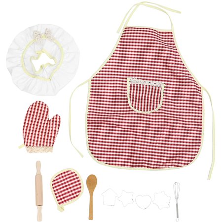 Complete Kids Cooking and Baking Set Includes Chef Apron and Hat Baking ...