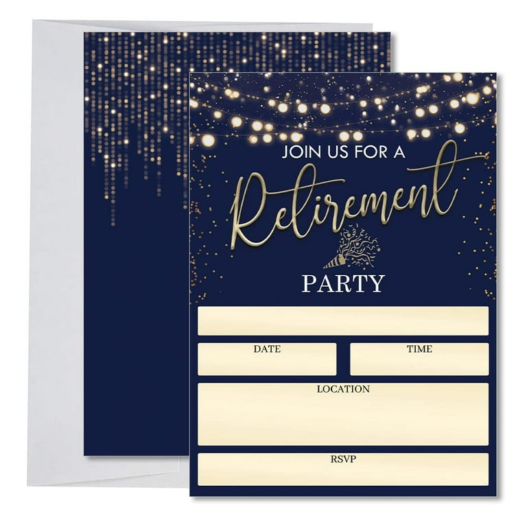 Retirement Luncheon Invitations