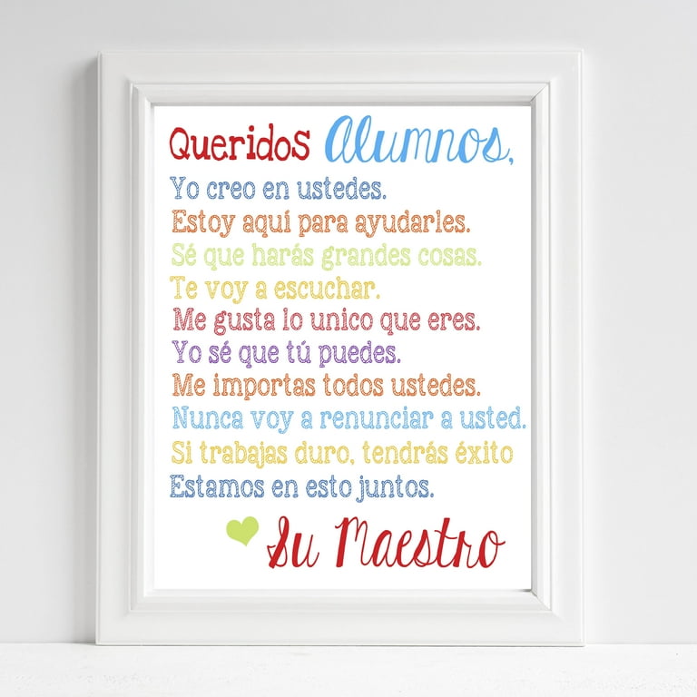 Spanish Posters For Teachers