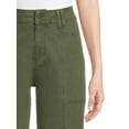 Time and Tru Women's Mid Rise Straight Utility Pants, 27" Inseam, Sizes ...