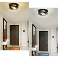 2-Pack Farmhouse Flush Mount Light Fixtures, Industrial for Kitchen ...