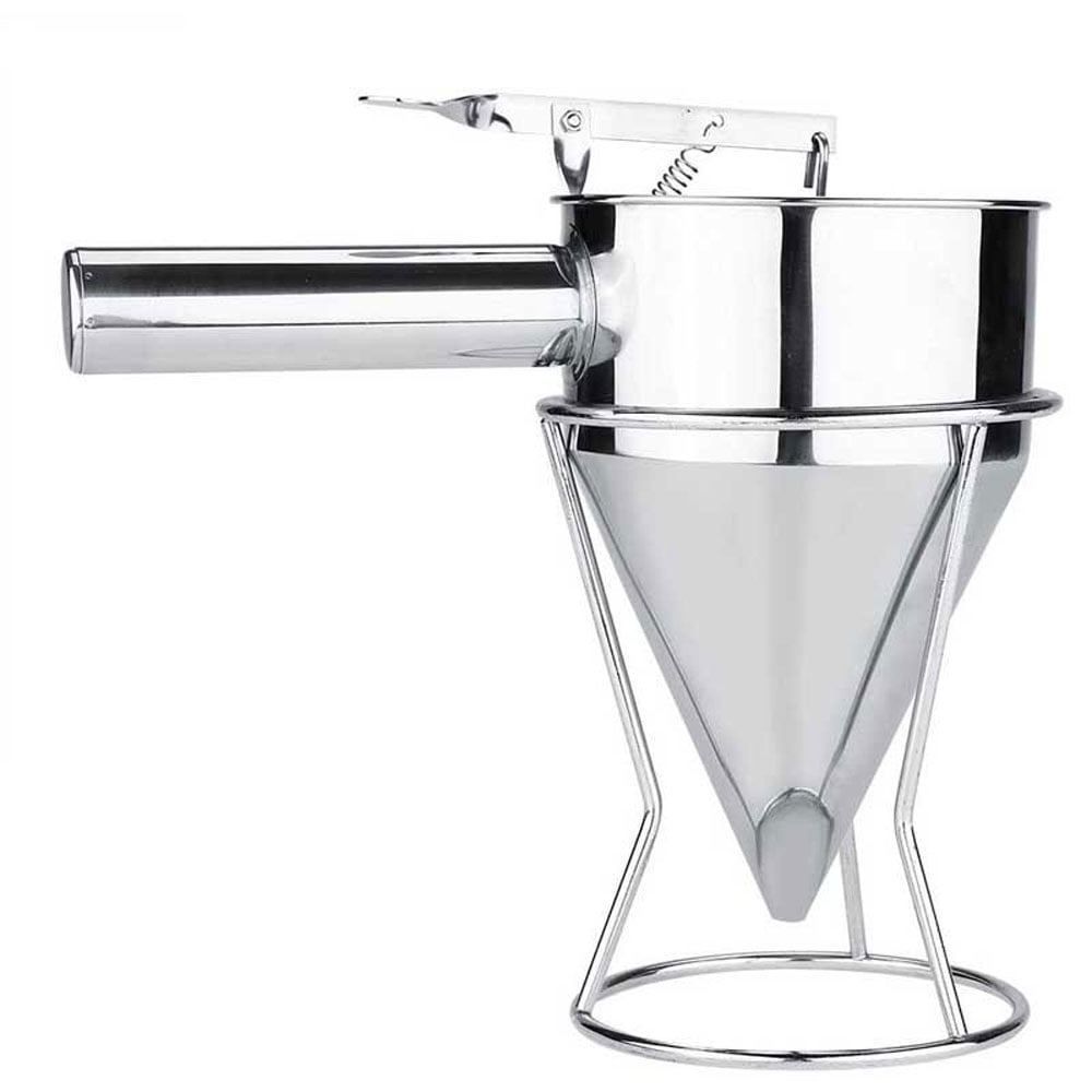 GEETEST Stainless Steel Pancake Batter Dispenser with Stand, Detachable ...