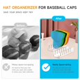 CGHWBEA Hat Organizer, Clear Plastic Baseball Cap Display Rack, Cap ...