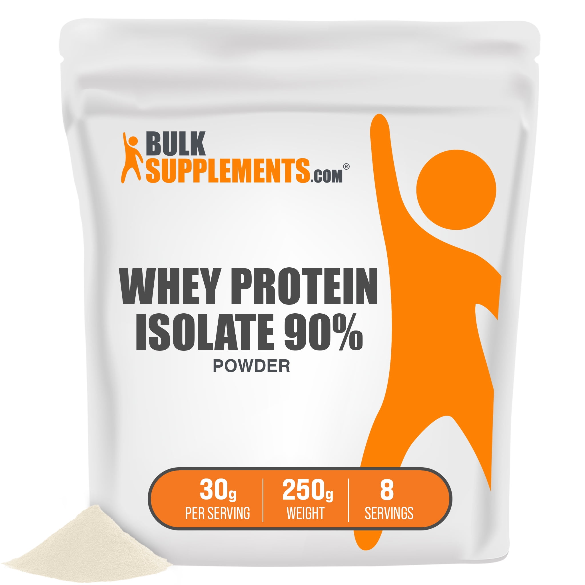 BulkSupplements.com Whey Protein Isolate Powder 90% Flavorless Protein ...