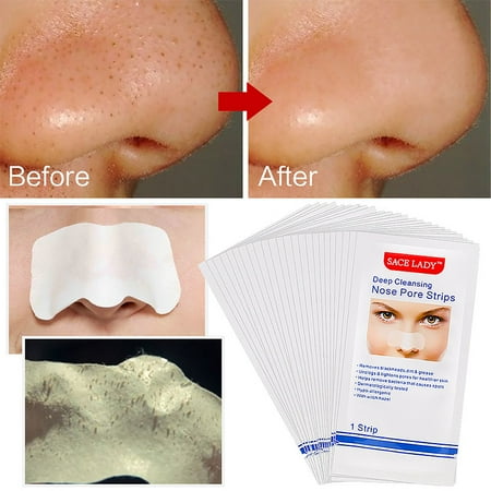 10pcs Nose Pore Strips Deep Cleansing Blackhead Remover Nasal Spot ...
