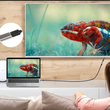 Male to Female Type-C Data Cable Portable Universal Video Projection ...