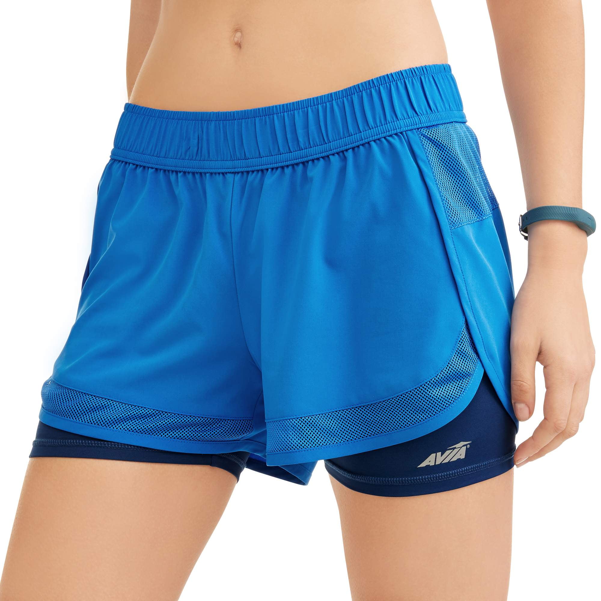 Women's Core Active Perforated 2fer Woven Running Short - Walmart.com