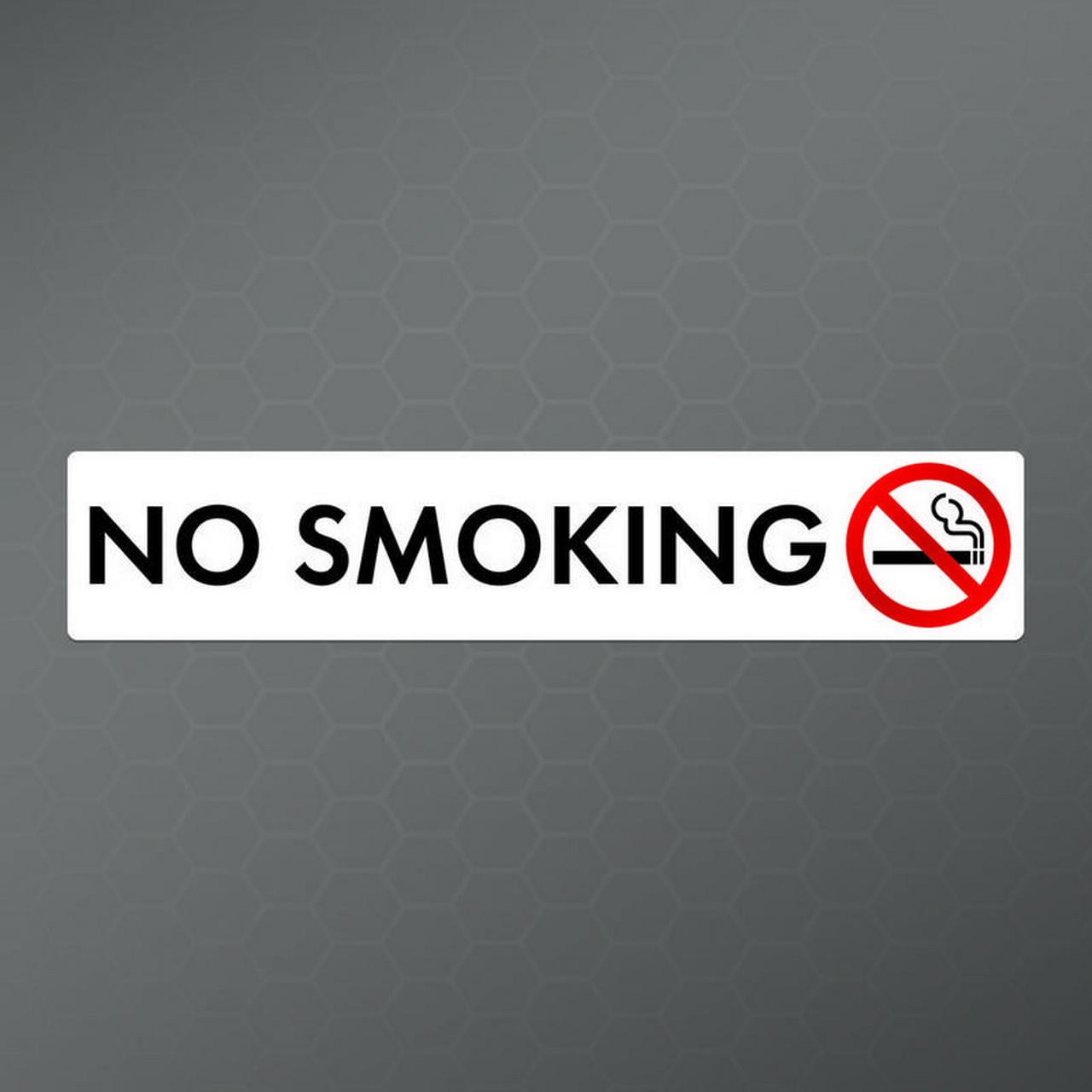 No Smoking Decal Sticker (4 Pack) | Cars Trucks Vans Windows Laptops ...