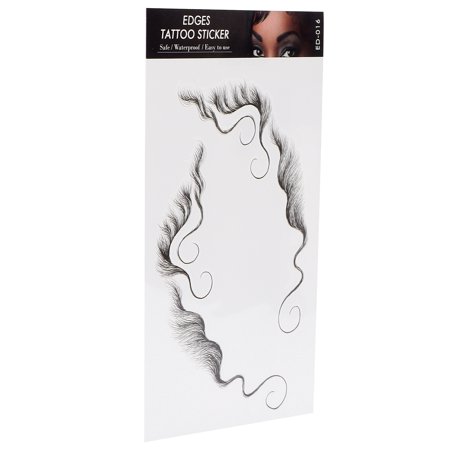 Edge Hair Sticker,Waterproof Fake Hairline Sticker Hairline Tattoo ...