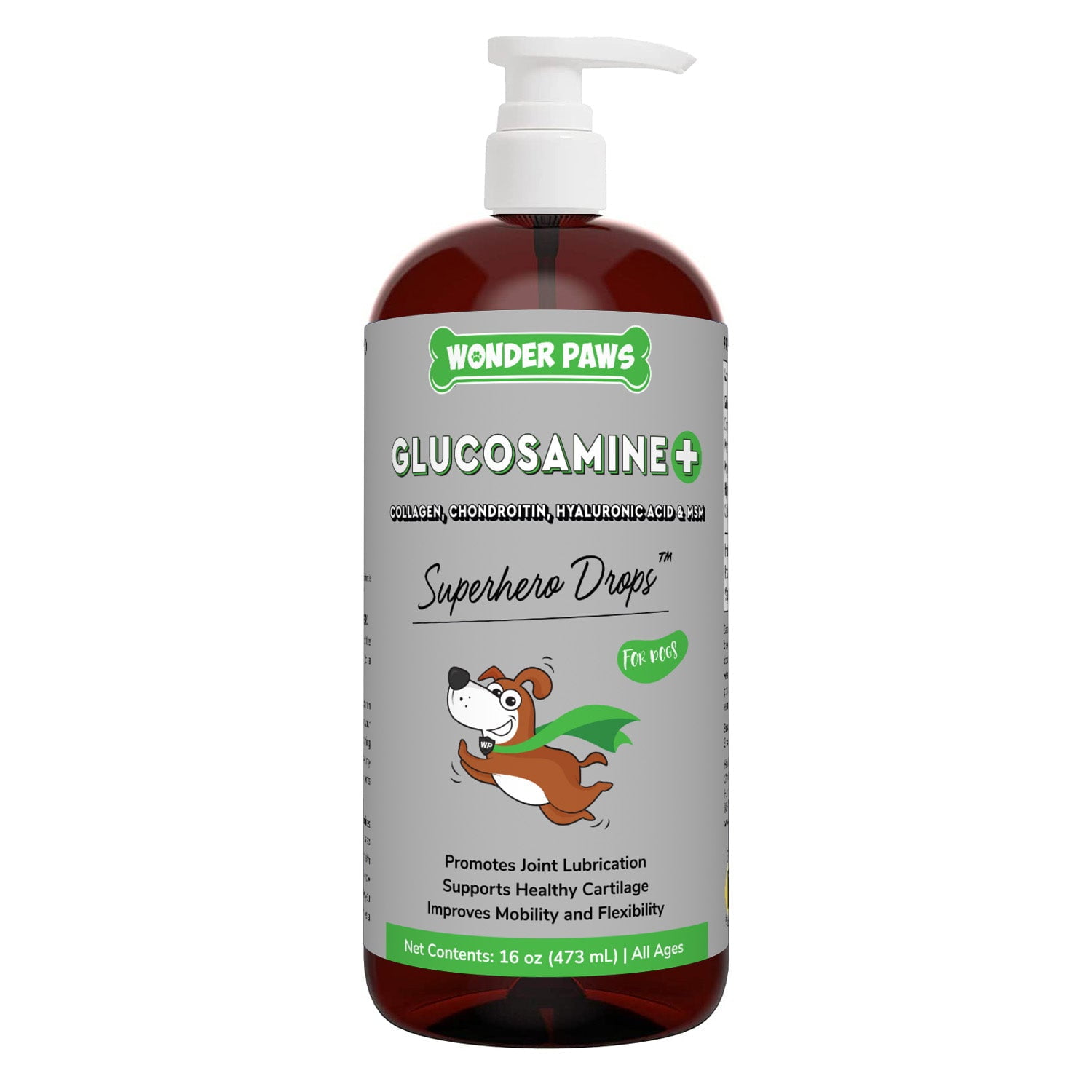 Premium Liquid Glucosamine for Dogs - Hip & Joint Supplement with ...