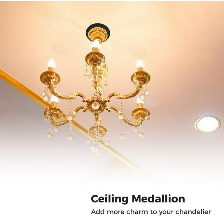 Metal Ceiling Light Medallion | Shelly Lighting