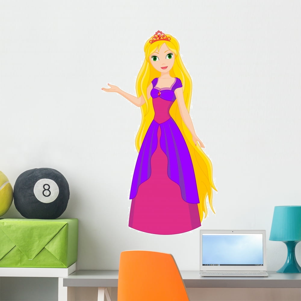 Princess Rapunzel Wall Mural by Wallmonkeys Peel and Stick Graphic (36 ...