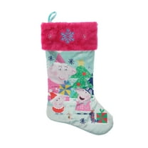 Kurt Adler Peppa Pig 19" Christmas Stocking Stuffers, Printed Image in ...