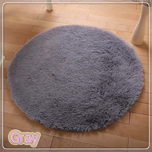 FUTATA Plush Shaggy Area Rugs Round Carpet Fluffy Small Floor Mat ...