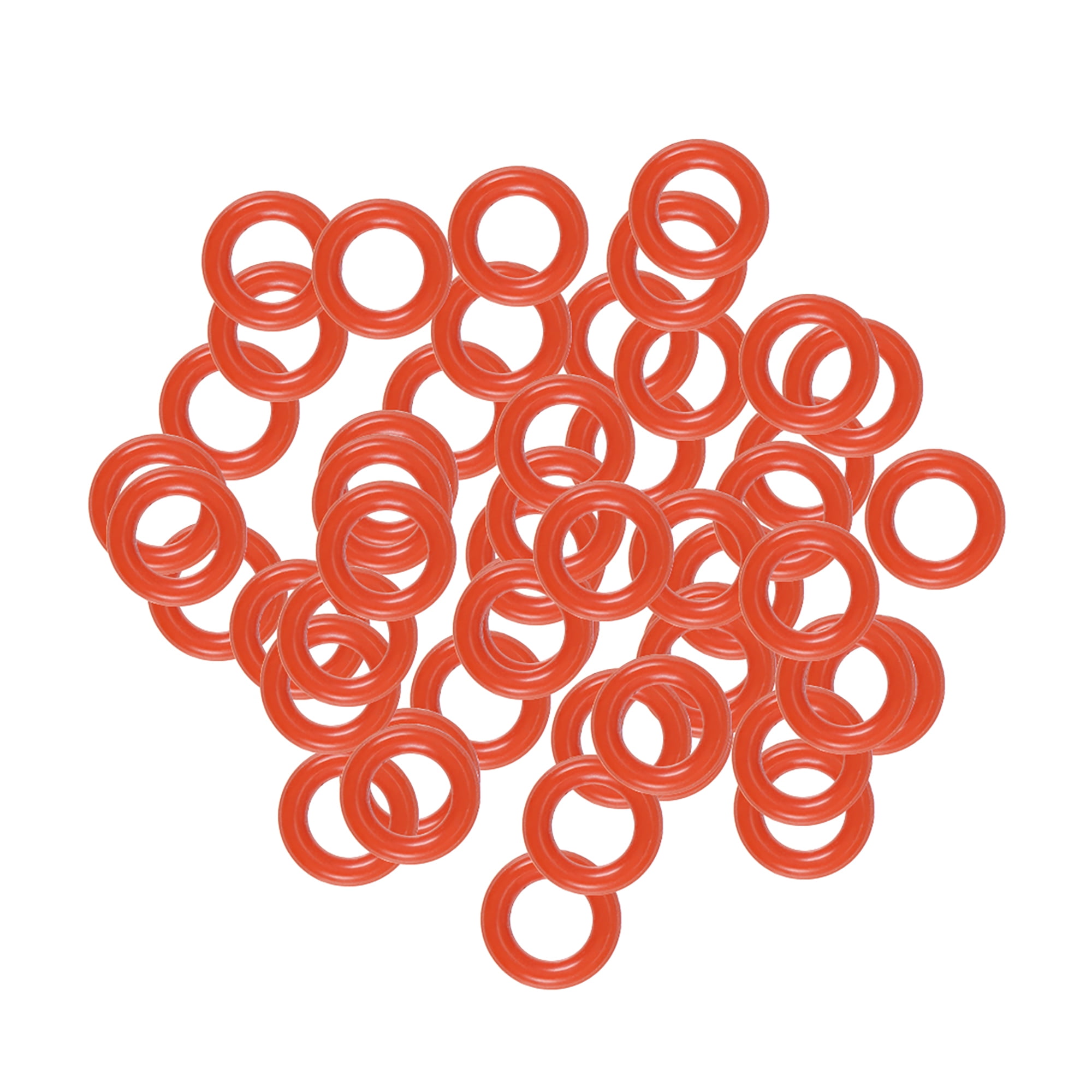 Silicone O-Rings 4.5mm OD, 2.5mm Inner Diameter, 1mm Width, Seal Gasket ...
