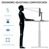 Topbuy Height Adjustable Standing Desk Base Ergonomic Stand Up Desk for ...
