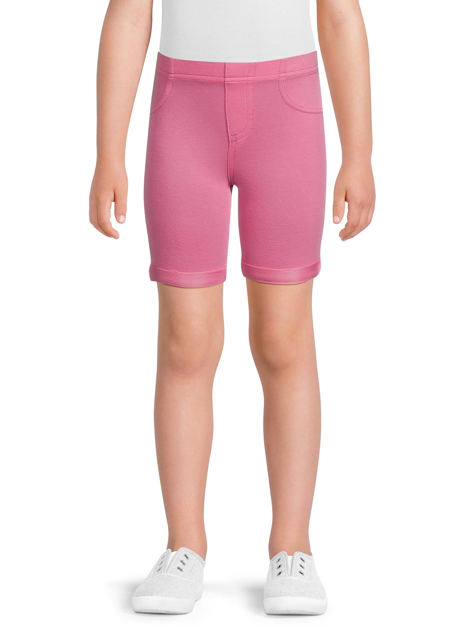 365 Kids from Garanimals Girls Knit Bermuda Shorts, Sizes 4-10 ...
