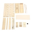 Rupoun Wooden Model Ships DIY Assembly Classic Sailing Boat Decor Model ...
