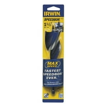 Irwin Speedbor 1-1/2 in. Dia. x 6 in. L Carbon Steel Wood Boring Bit 3/ ...