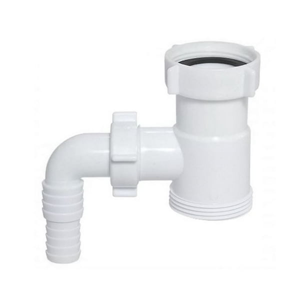 Drain Waste Trap Pipe Extension Connector 1 1/2" BSP with Dishwasher ...