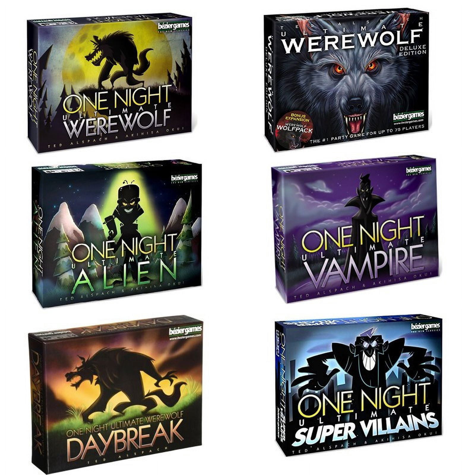 Versión en inglés del juego de mesa de cartas One Night Ultimate ...
