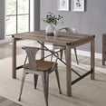 Manor Park Rustic Farmhouse Dining Table, Grey Wash - Walmart.com