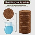 UBICON Coco Coir Disc 1.5" - Easy to Use, Chemical Free, for Indoor ...