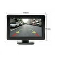 Wireless Rear View Camera System with 4.3 Inch Color Monitor, Plug and ...