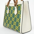 Pre-Owned Gucci Diana Small Handbag 660195 Leather Green|Yellow Women's ...