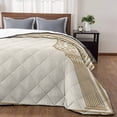 Double Arches Quilted Comforters Cooling Blanket Oversized Queen Size ...