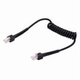 Spring Coiled RJ45 Ethernet Cord Cat6 Standard 8 Strands Fast Speed LAN ...