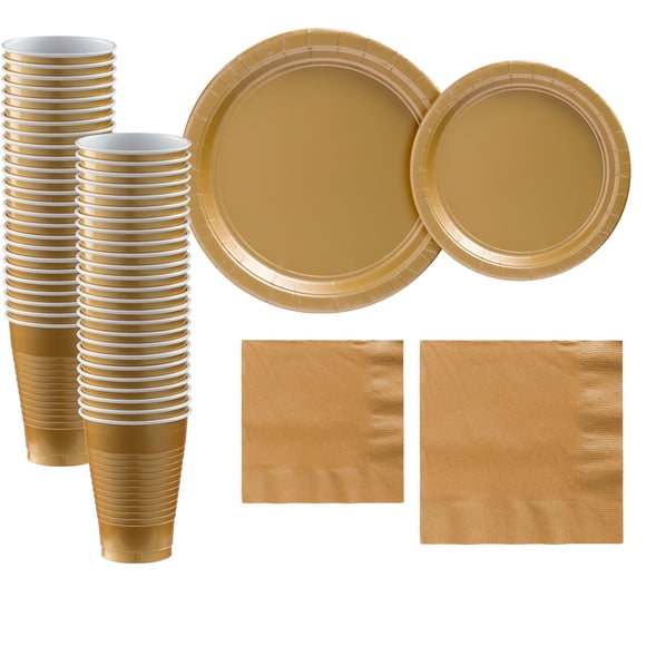 Gold Paper Plates