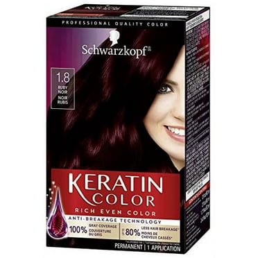 Schwarzkopf Color Ultime Permanent Hair Color Cream, 5.22 Ruby Red ...