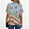 4th of July Shirt Women Vintage 250th Anniversary USA Flag T-Shirt ...