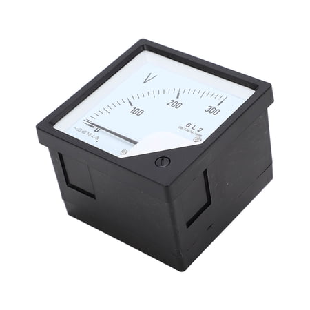 Analog Panel Voltmeter, Compact ABS Analog Panel Volt Meter 0 To 300V ...