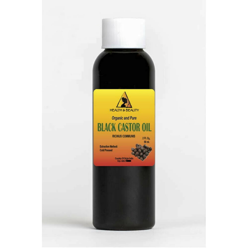 Black Castor Oil Organic Usp Grade Hexane Free Cold Pressed Premium