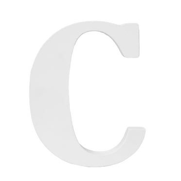 Hello Hobby 3" White Wood Letter "D" - Walmart Business Supplies