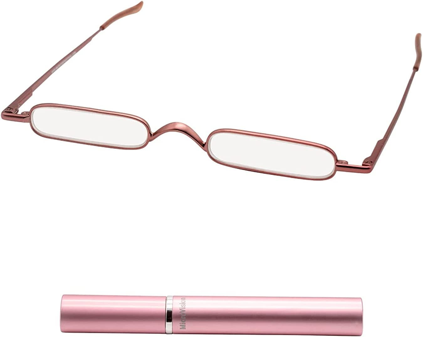 MicroVision Optical Original Mini Reader Reading Glasses With Tube Case ...