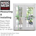 Magic Mesh Double Door- Hands Free Magnetic Screen Door, Fits French ...