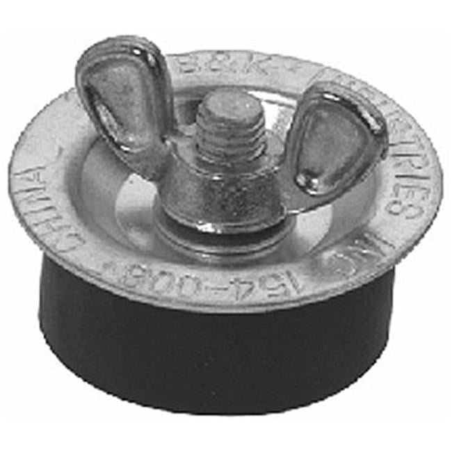 B & K Industries 154-013 6 Test Plug Galvanized Steel Flanges with ...