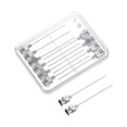 Uxcell 20pcs 21G Stainless Steel Dispensing Needles, 1-1/2" Glue Needle ...