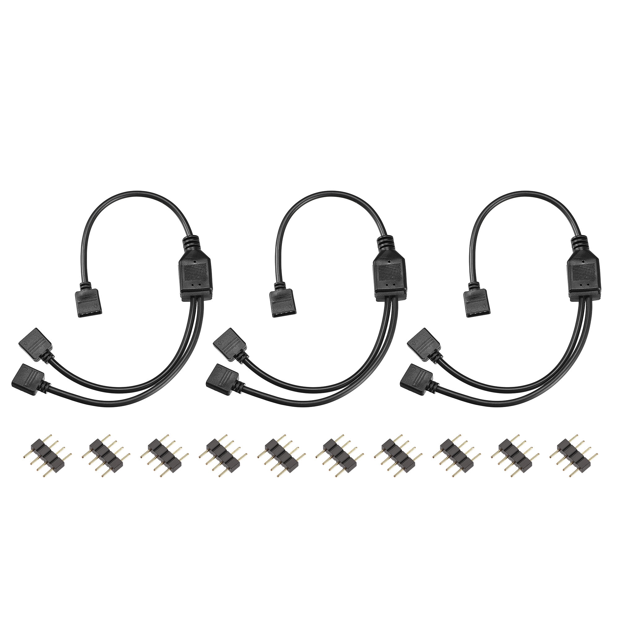 Click here for Unique Bargains Rgb Led Light Connector 4 Pin 1 To... prices