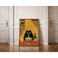Affixzi Cat Thief Poster, Japanese Wall Art Decor, Ramen Theme, Vintage ...