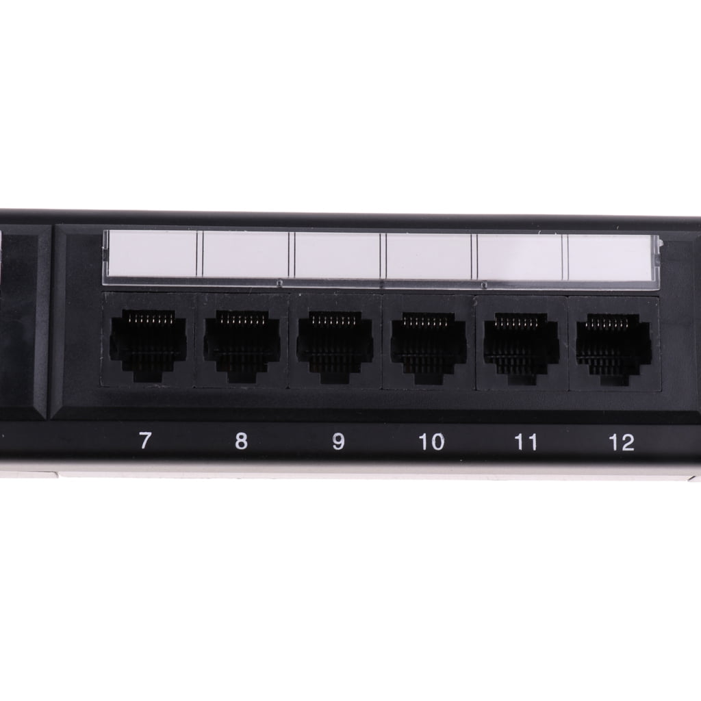 Buy 24-Ports cat six 1U Unshielded Rackmount Patch Panel Patch Panel ...