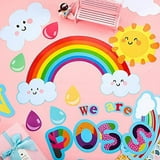42 Pieces We are A Rainbow of Possibilities Bulletin Board Set Sunshine ...