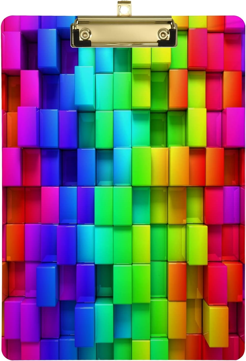 ZHANZZK Rainbow Boxes 3D Clipboard Hardboard Wood Nursing Clip Board ...