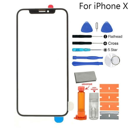 Front Glass Touch Screen Replacement Kit Compatible Iphone X/xr/xs/xs ...