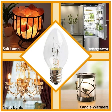 15WE12 15 Watt Light Bulbs for Scentsy - Plug in Nightlight Warmer Wax ...