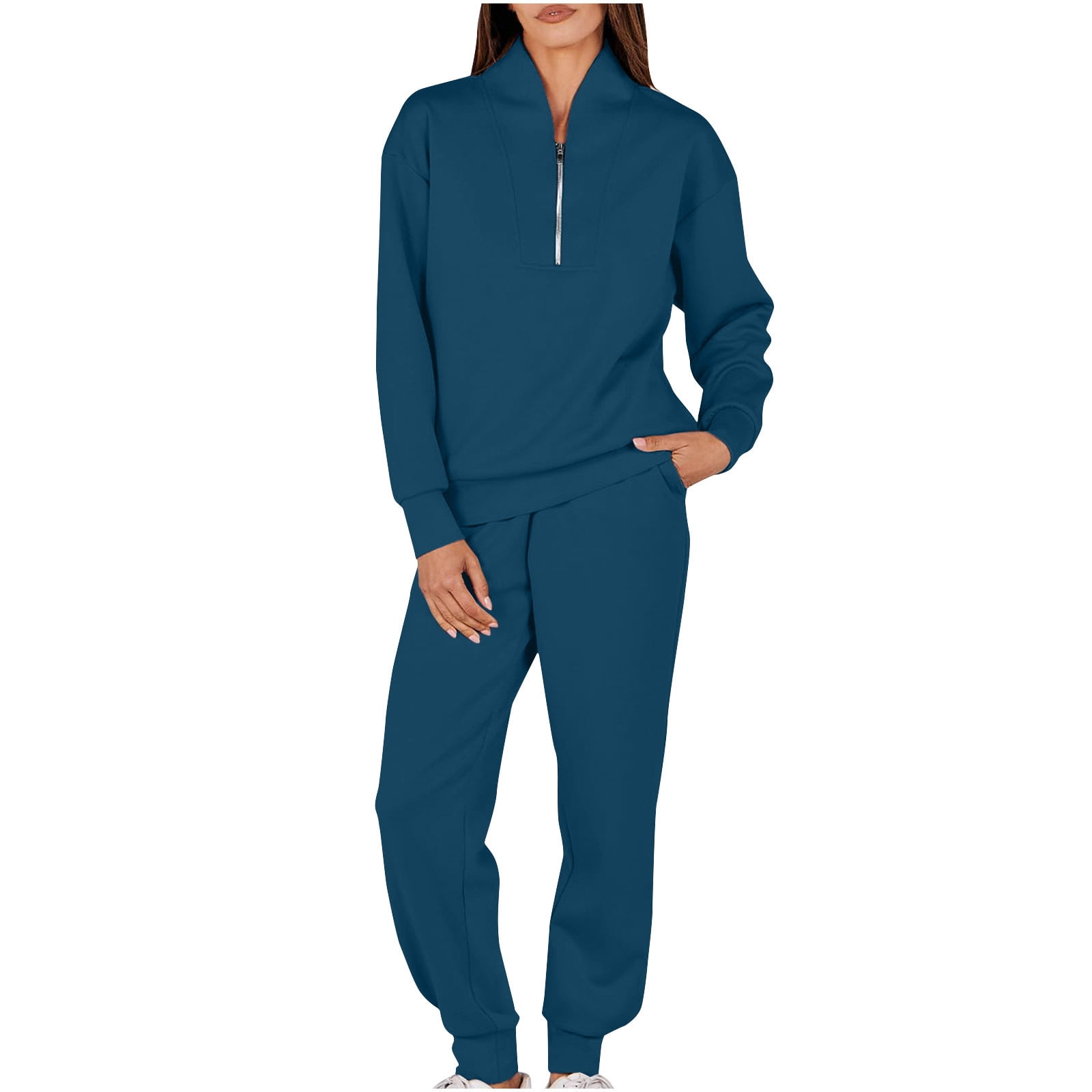 Click here for Timegard 2pc Sweatsuits For Women Outfits Zipper V... prices