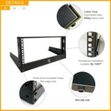 OCEANHUG 4U Network Rack Ground & Desktop 19 Inch 2 Post Open Frame ...